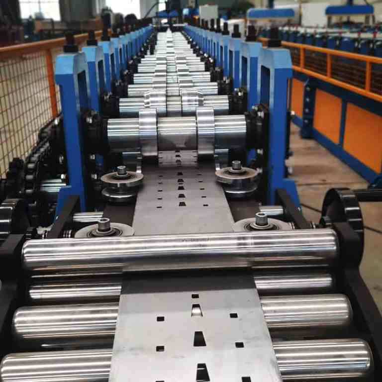 Strut Channel Roll Forming Machine for Solar Frames | 2-Year Warranty ...