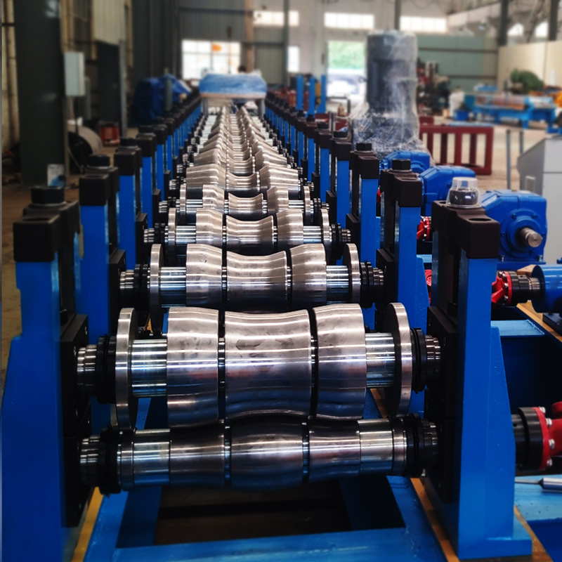 2 Wave Highway Guardrail Machine | W Beam Crash Barrier Roll Forming ...
